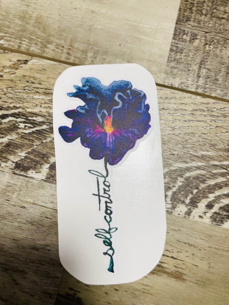 Flowers Of The Spirit Premium Vinyl Decals: 9 Beautiful, Meaningful ...